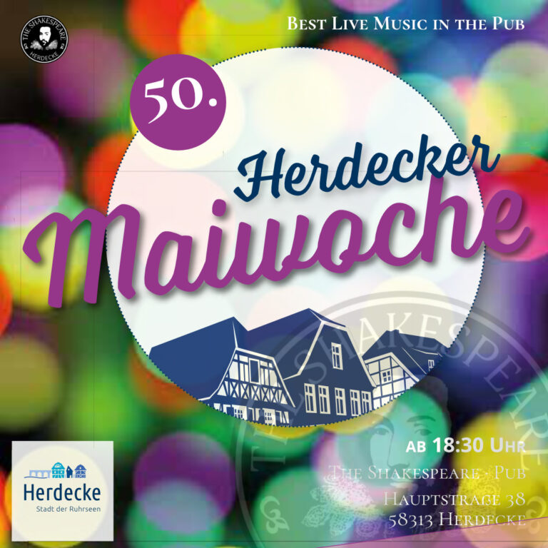 50. Herdecker Maiwoche 2026 🎶 BEST LIVE MUSIC in The Shakespeare Pub ...